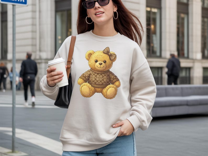 Designer Teddy Bear PNG, Fashion Art (digital Download) - Etsy
