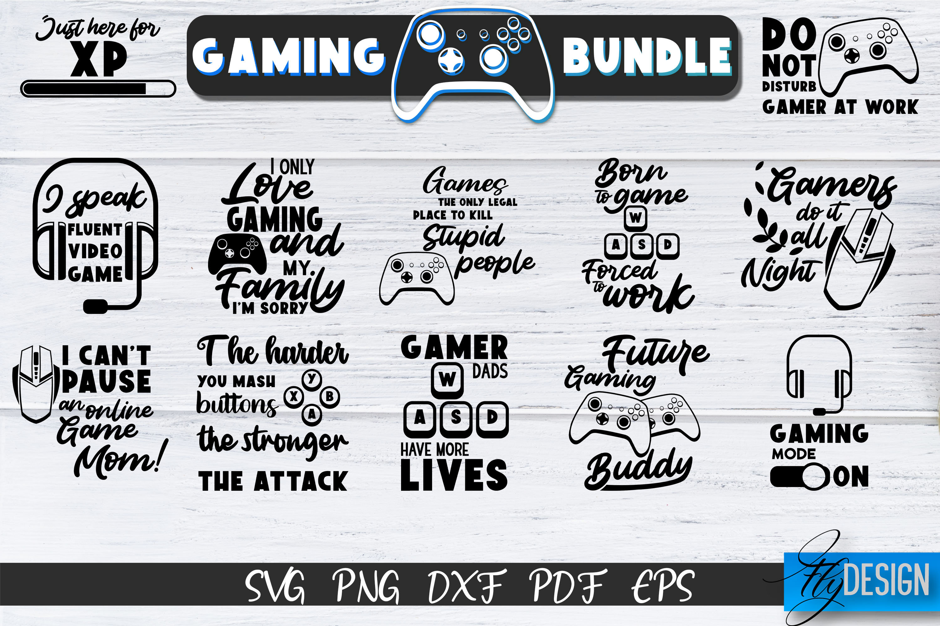 Gaming SVG Bundle Gamer Svg Game Svg Game Controller Svg | Etsy
