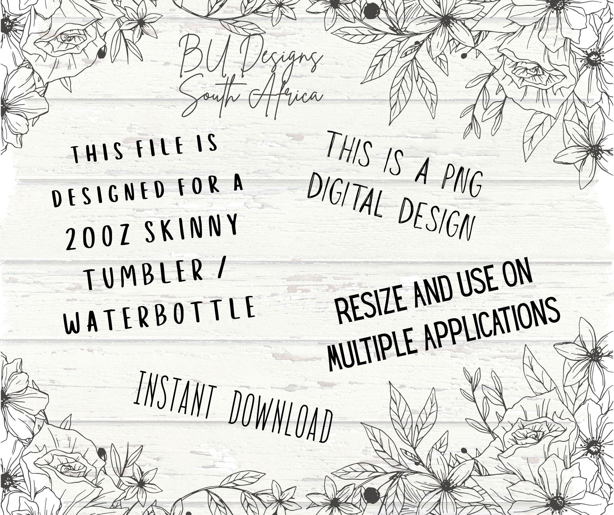 South Africa Springbok Rugby PNG 20oz Afrikaans Crazy Supporter - Etsy