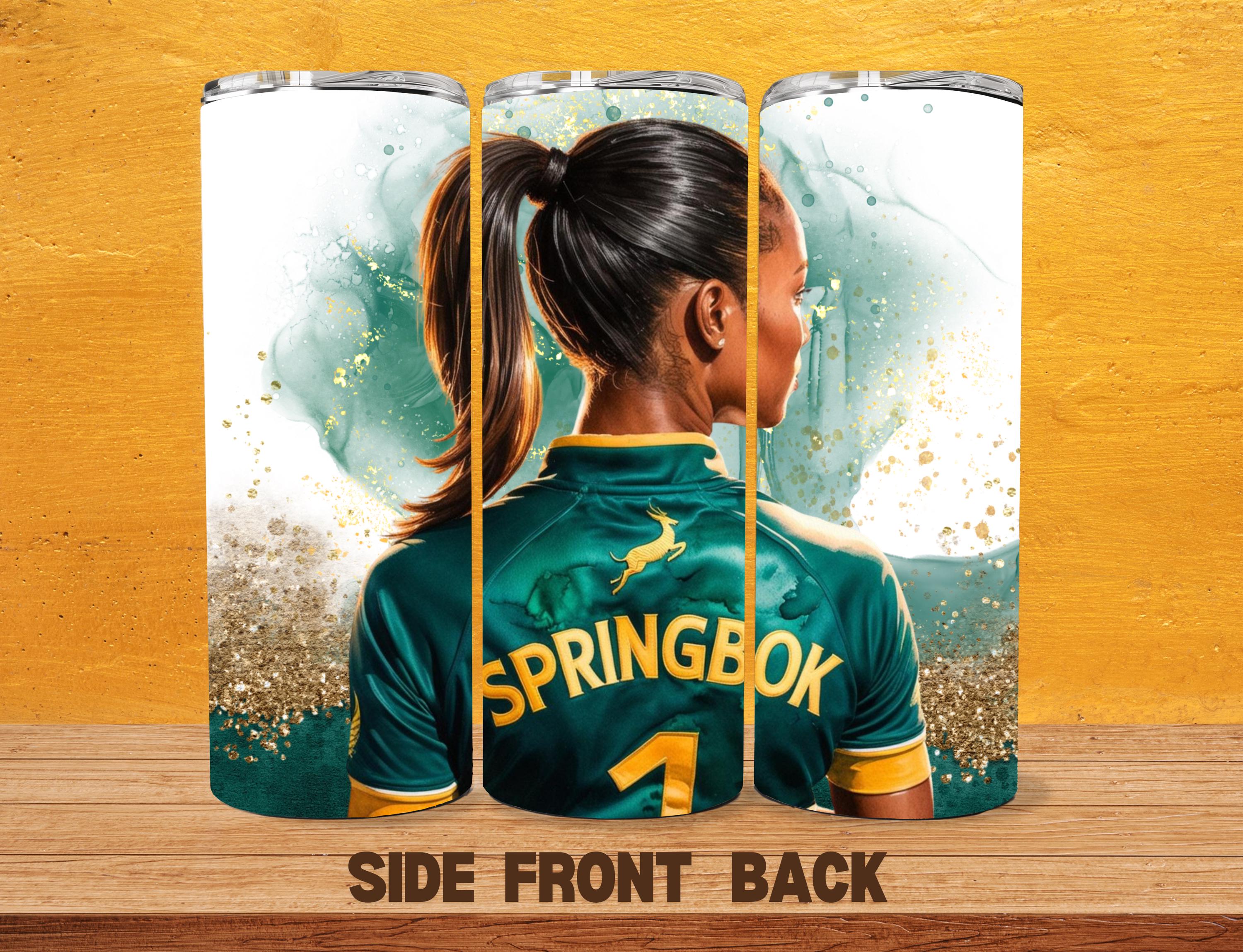 Springbok Rugby PNG South Africa Bokke Woman - Etsy