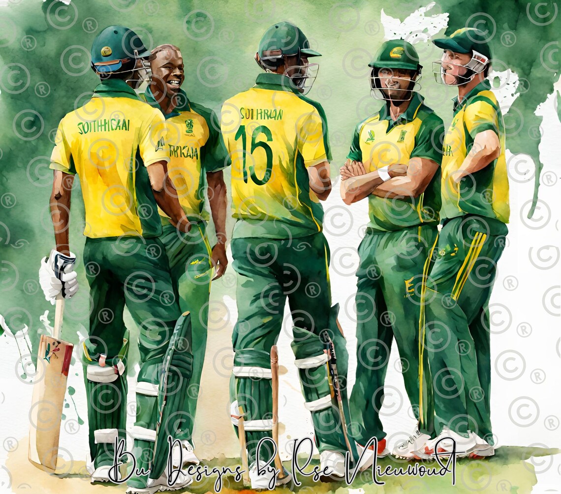 Watercolour Protea Cricket Team 20oz PNG - Etsy