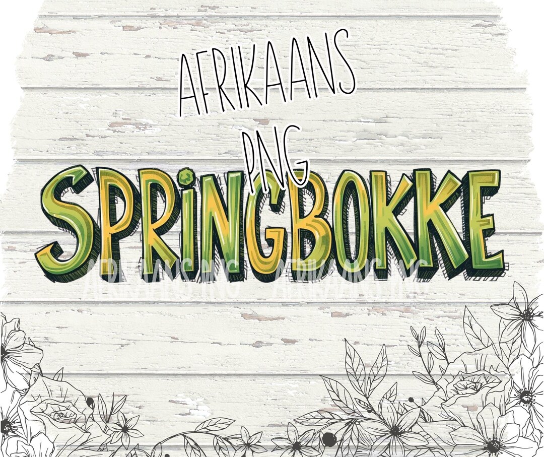 Afrikaans Sport, Rugby Png Springbokke Download, Bokke Png, PNG Design ...