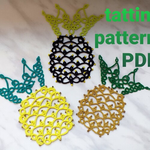 Tatting Pattern PDF fish for Shuttle - Etsy