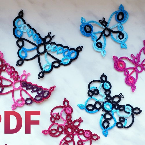 Tatting Pattern PDF fish for Shuttle - Etsy