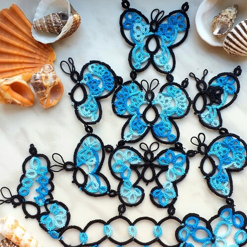 Tatting PDF Pattern Doily star for Shuttle | Etsy