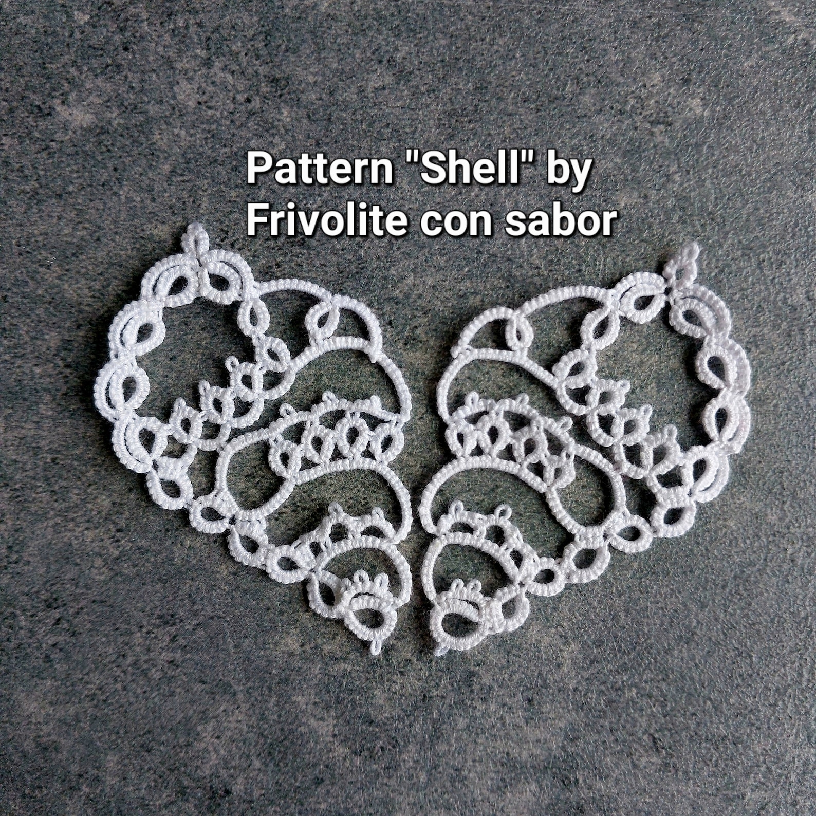 Tatting Pattern PDF "shell" by Frivolite Con Sabor for Shuttles - Etsy