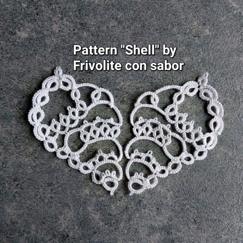 Tatting Pattern PDF "shell" by Frivolite Con Sabor for Shuttles - Etsy