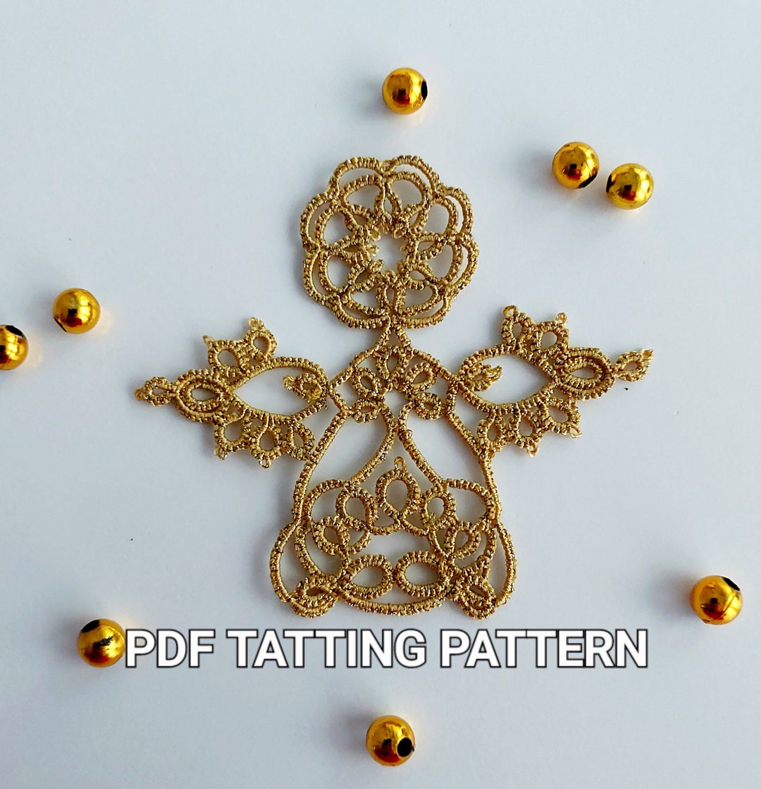 Tatting Pattern PDF "lace Angel" by Frivolite Con Sabor for Shuttle ...