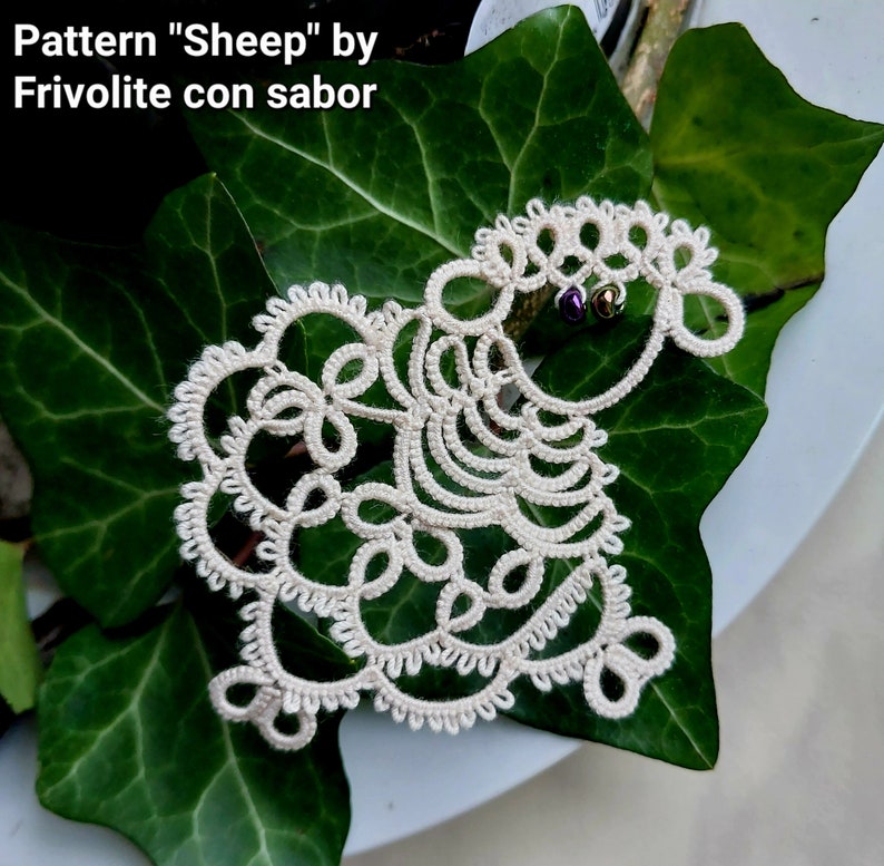 Tatting Pattern PDF sheep for Shuttle - Etsy