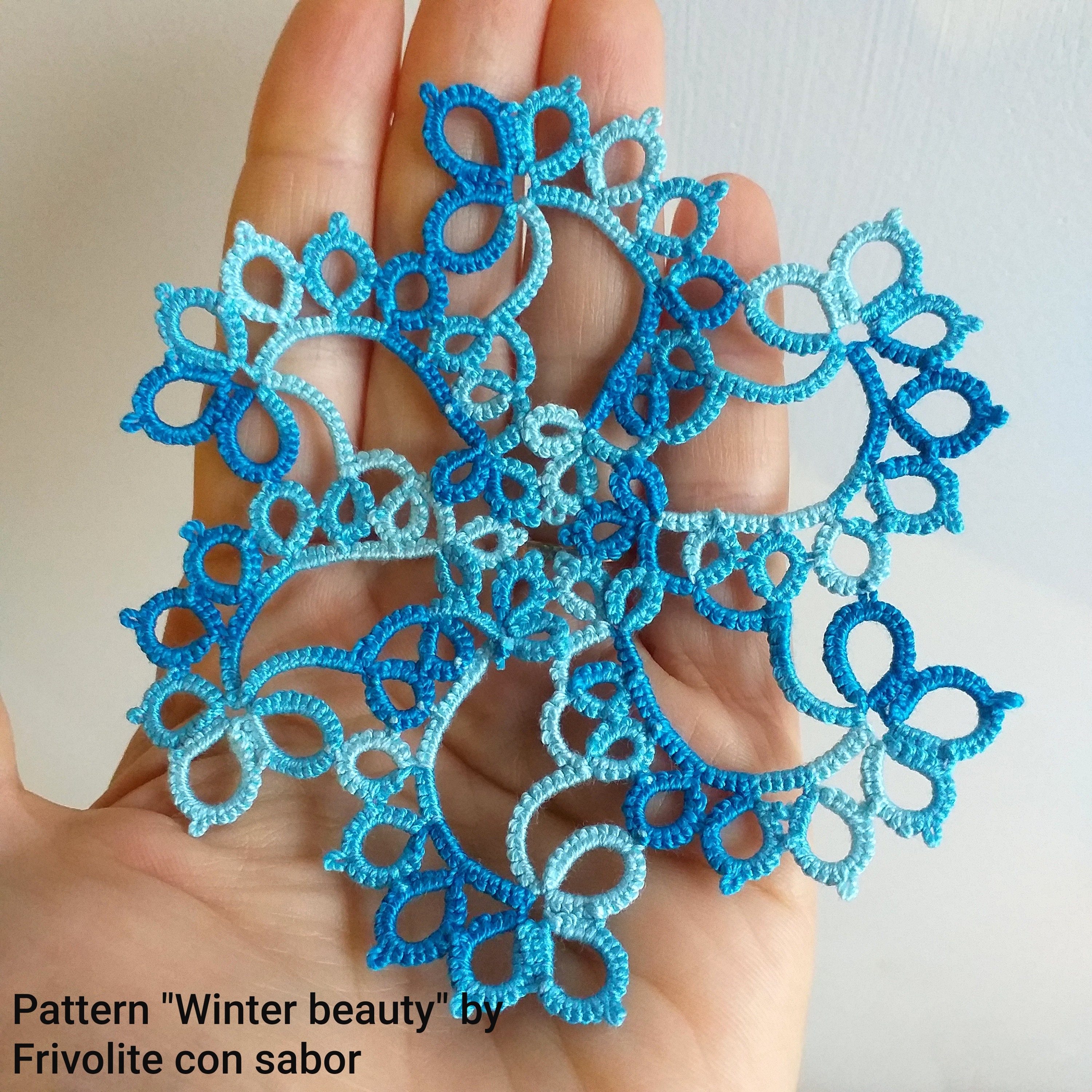 Tatting Pattern PDF Snowflake 