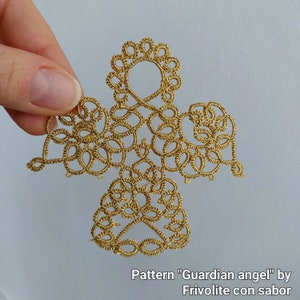 Tatting Pattern PDF "guardian Angel" by Frivolite Con Sabor for ...