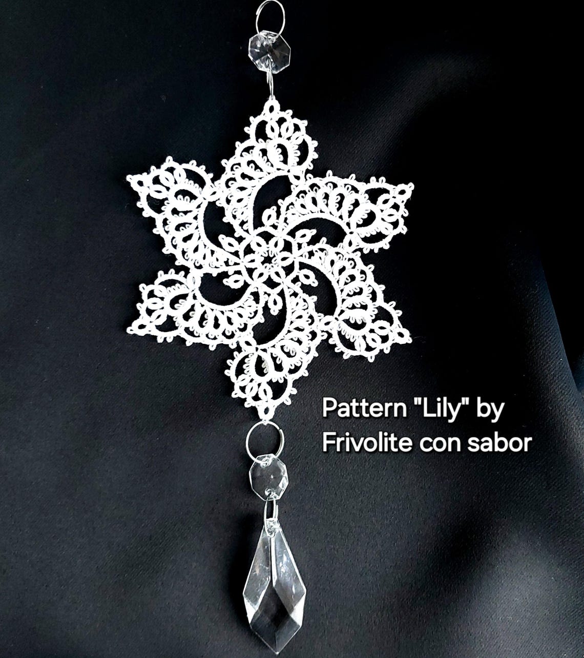 Tatting Pattern PDF "lily" by Frivolite Con Sabor for Shuttle Tatting ...