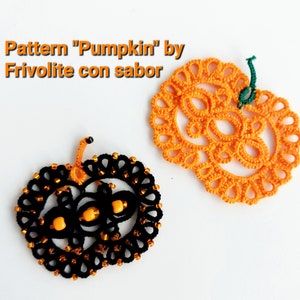 Tatting Pattern PDF "pumpkin" by Frivolite Con Sabor for Shuttles - Etsy