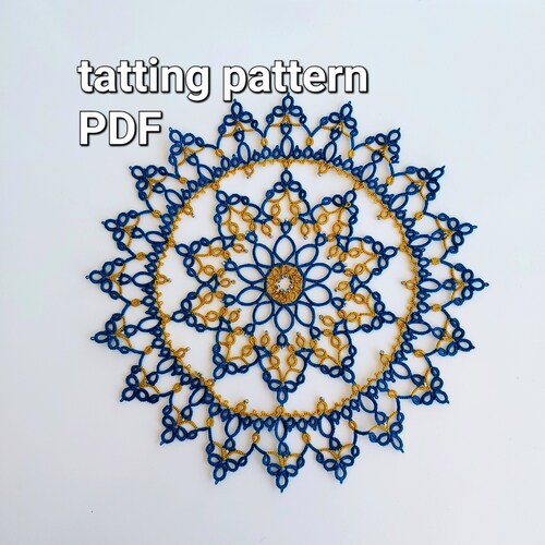 Tatting Pattern PDF penguin for Shuttles - Etsy
