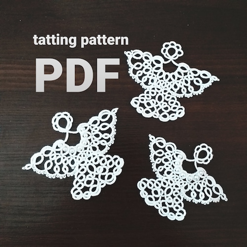 Tatting Pattern PDF angel for Shuttle - Etsy