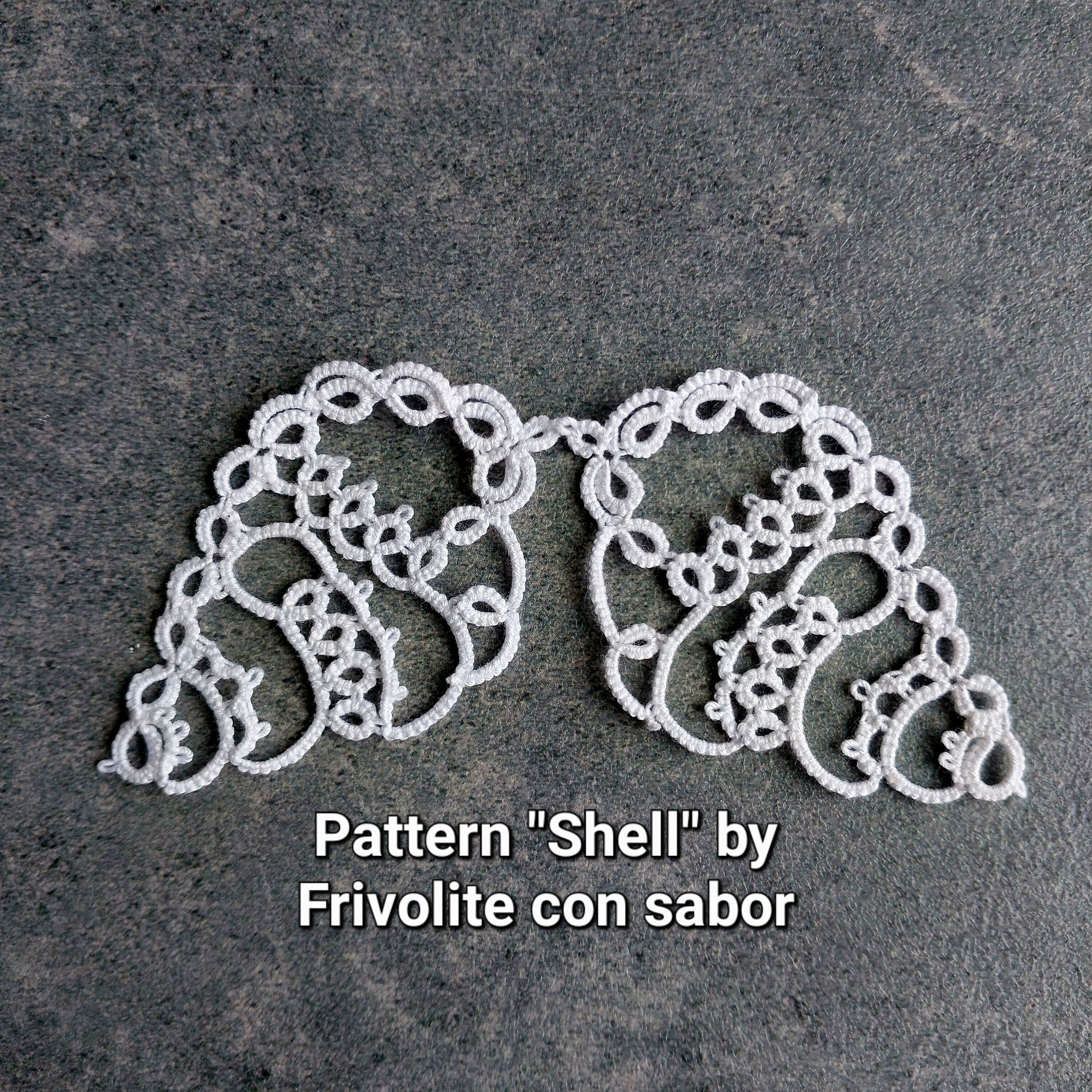 Tatting Pattern PDF "shell" by Frivolite Con Sabor for Shuttles - Etsy