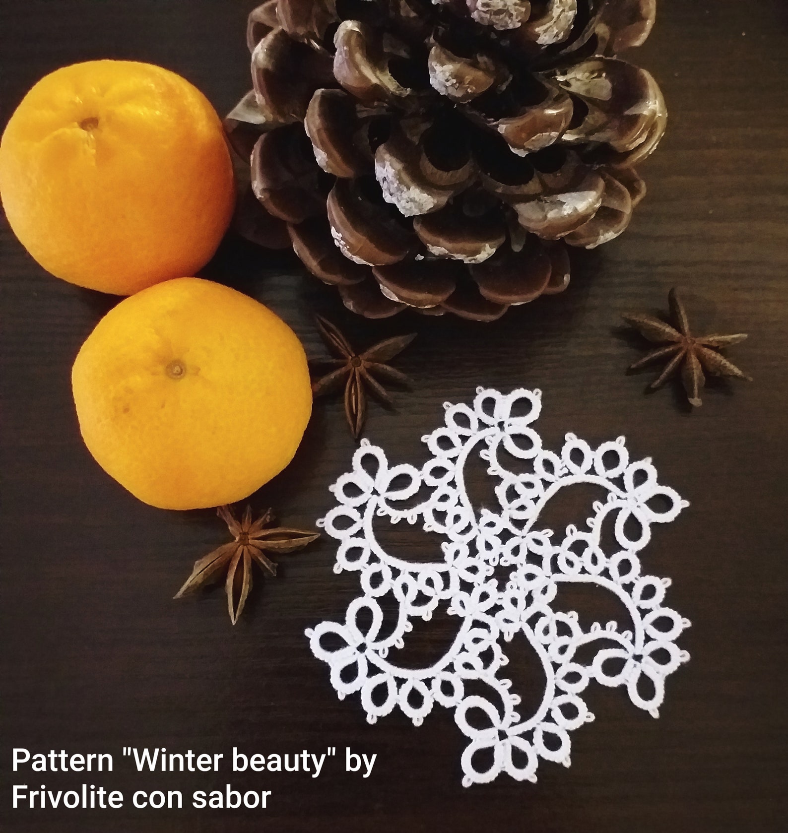 Tatting Pattern PDF Snowflake "winter Beauty" for Shuttles - Etsy