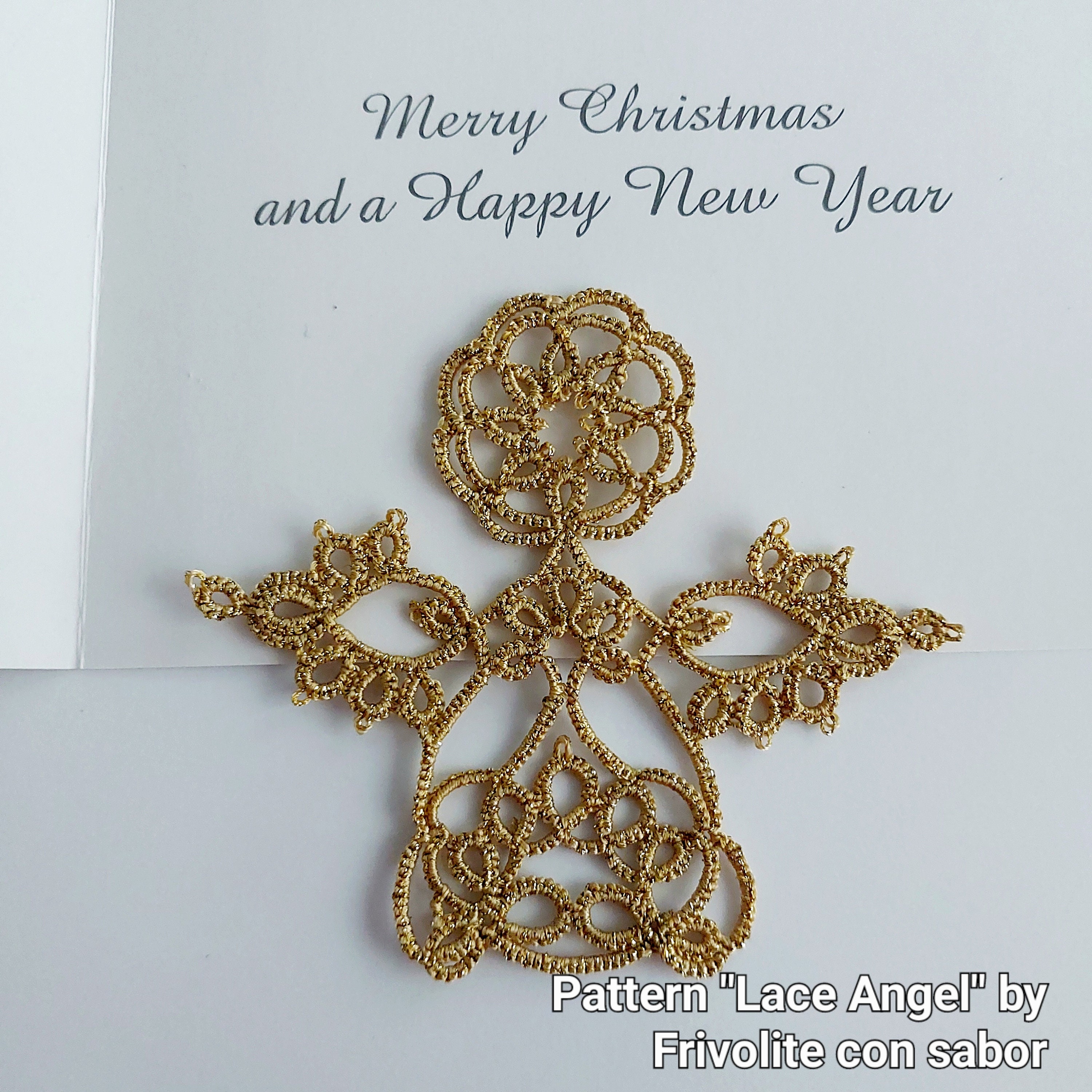Tatting Pattern PDF "lace Angel" by Frivolite Con Sabor for Shuttle ...