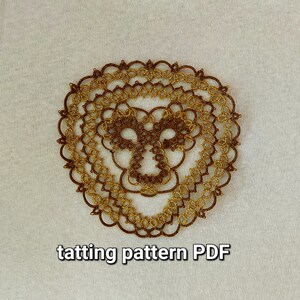 Tatting Pattern PDF Lion for Shuttles - Etsy