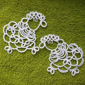 Tatting Pattern PDF sheep for Shuttle - Etsy