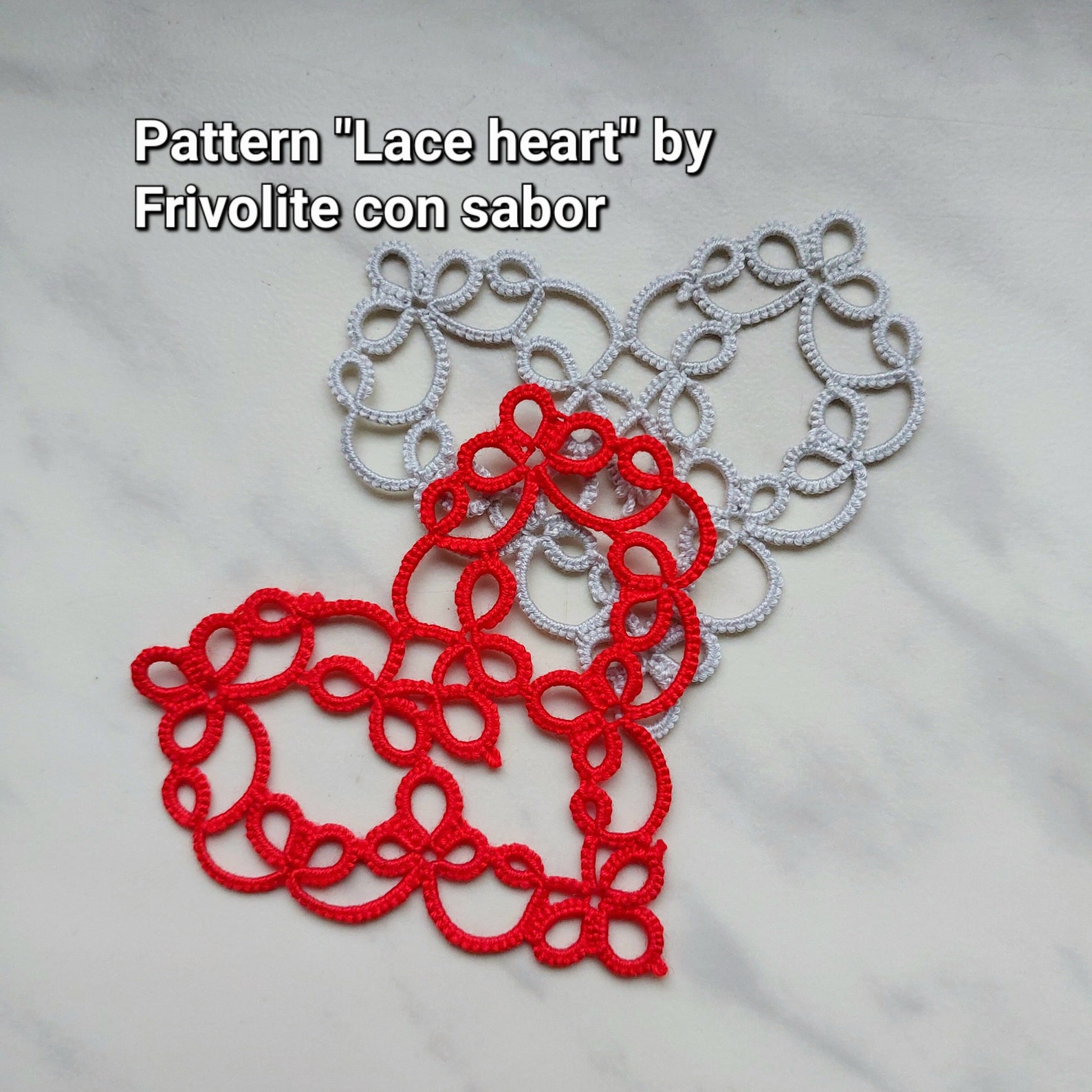 Tatting Pattern PDF "lace Heart" for Shuttle. Instructons for Making ...