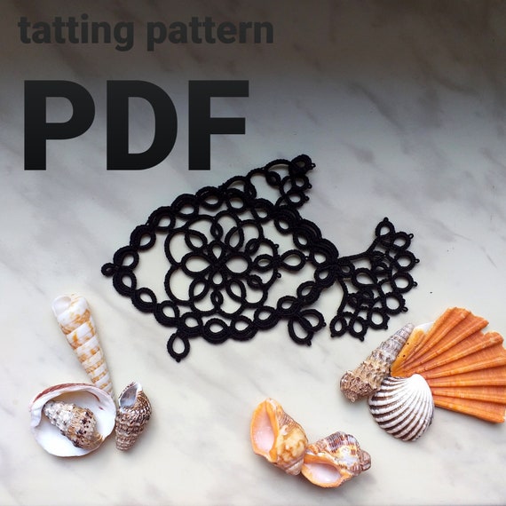 Tatting Pattern PDF fish for Shuttle - Etsy