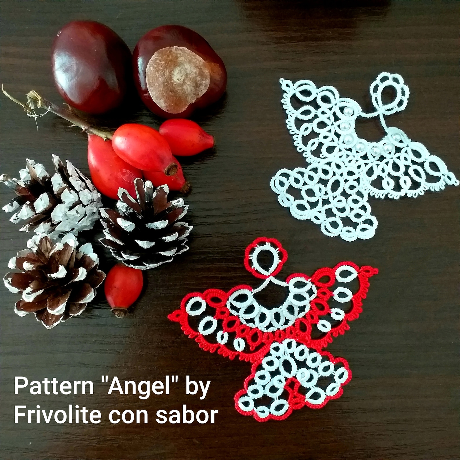 Tatting Pattern PDF angel for Shuttle - Etsy
