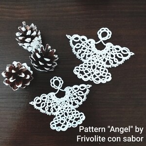 Tatting Pattern PDF "angel" for Shuttle - Etsy