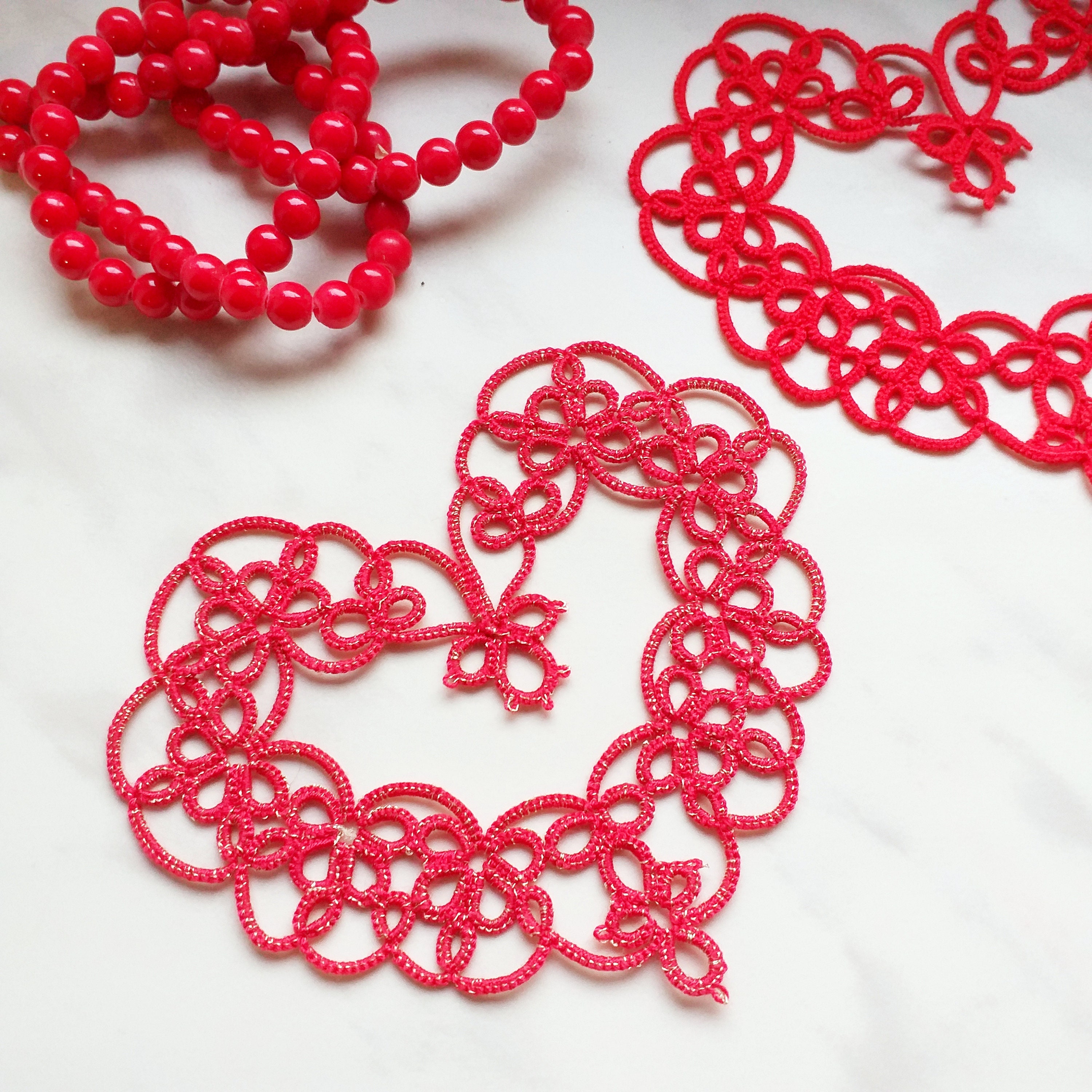Tatting Pattern PDF Heart mi Corazon for Shuttle - Etsy