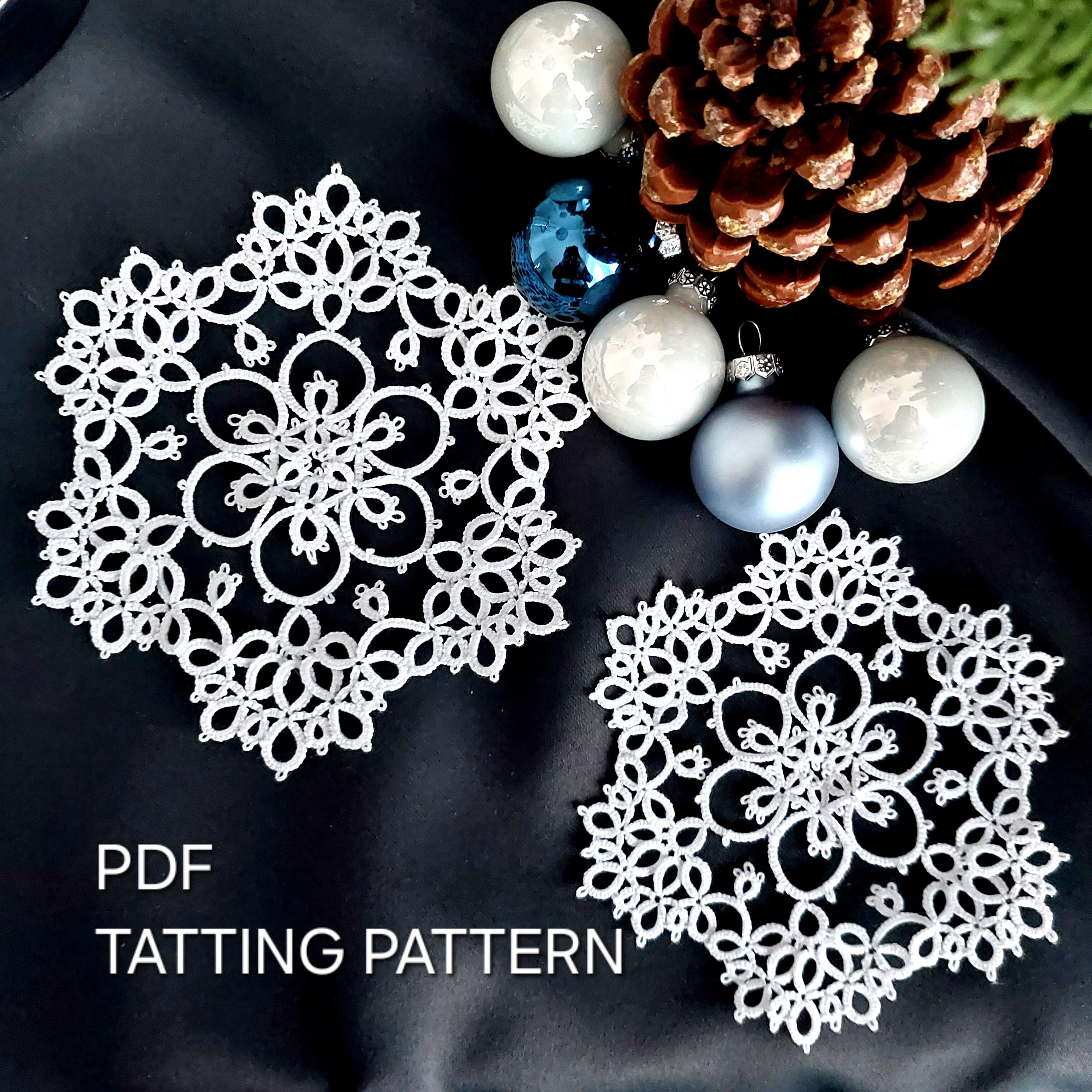 Tatting Pattern PDF Crocus by Frivolite Con Sabor for Shuttles With ...