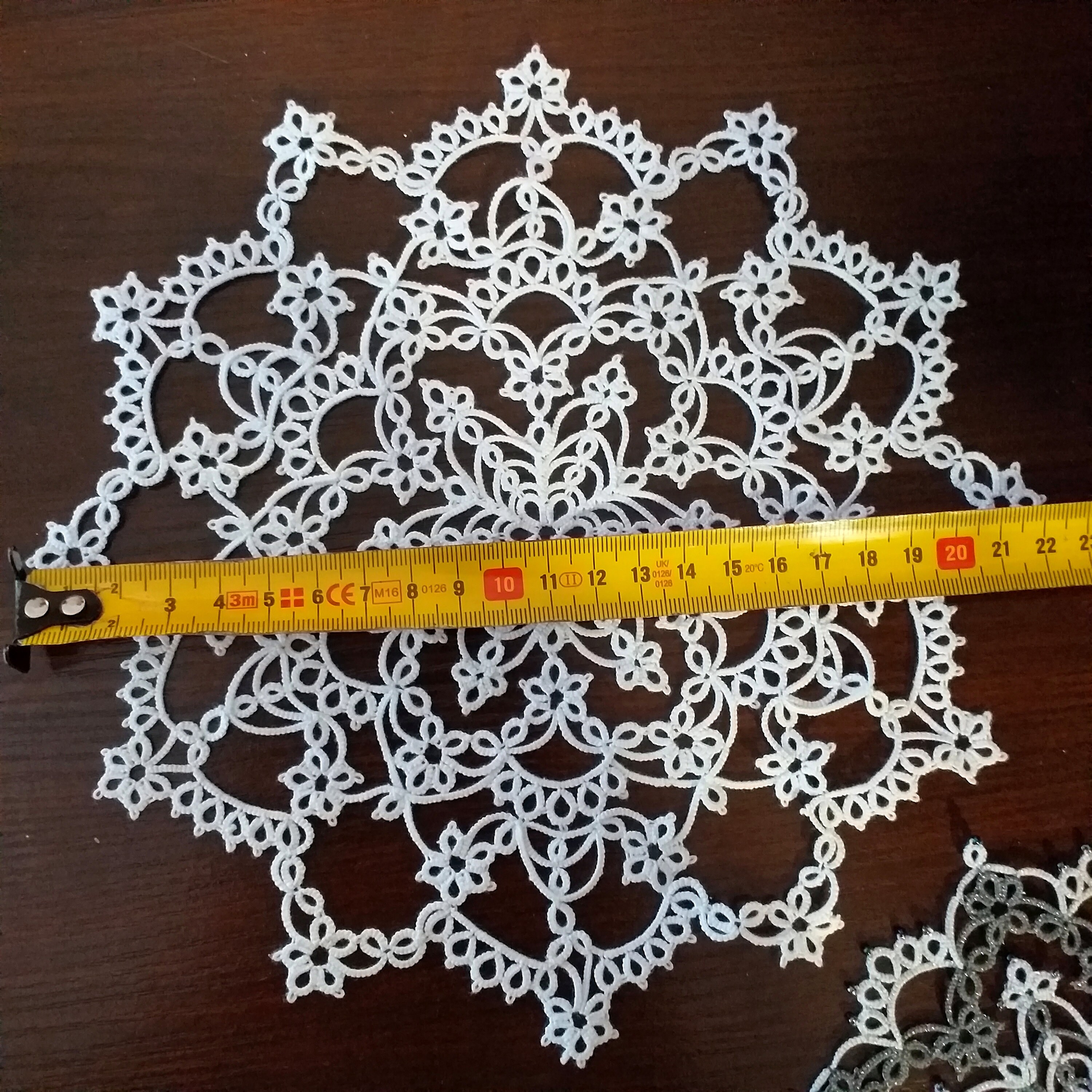Tatting PDF Pattern Doily star for Shuttle - Etsy