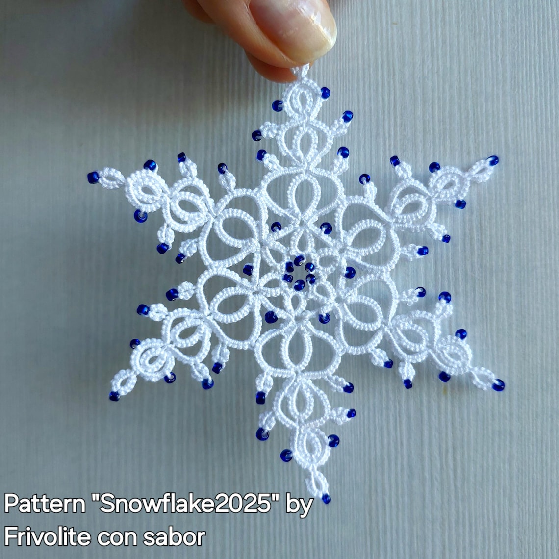 Tatting Pattern PDF "snowflake 2025" by Frivolite Con Sabor, Shuttle ...