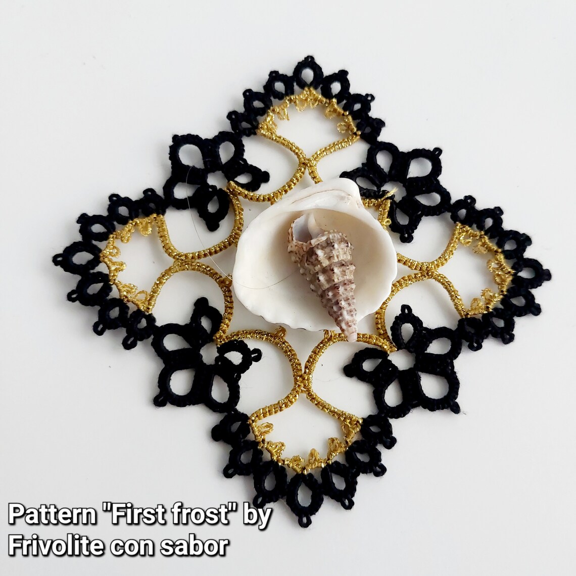 Tatting Pattern PDF Doily First Frost by Frivolite Con Sabor for ...
