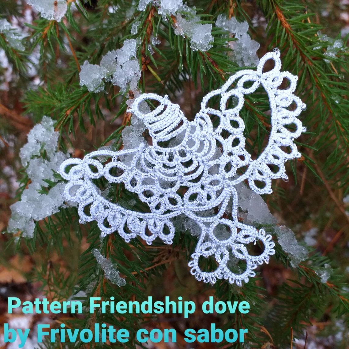 Tatting Pattern PDF Friendship Doves for Shuttle - Etsy