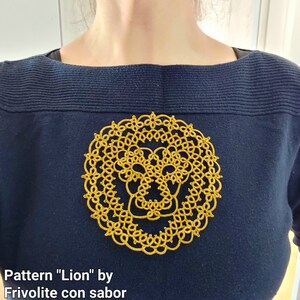 Tatting Pattern PDF Lion for Shuttles - Etsy