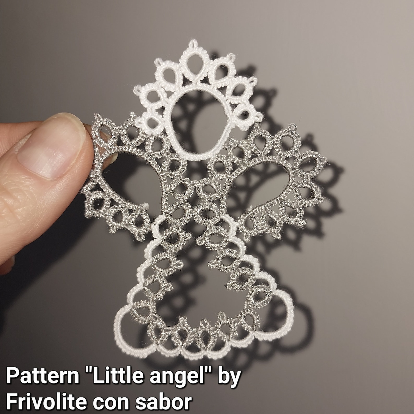 Tatting Pattern PDF little Angel for Shuttles - Etsy