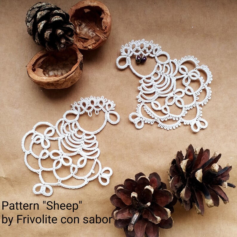 Tatting Pattern PDF "sheep" for Shuttle - Etsy