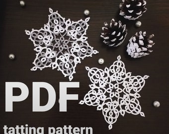 Tatting Pattern PDF moon for Shuttles - Etsy