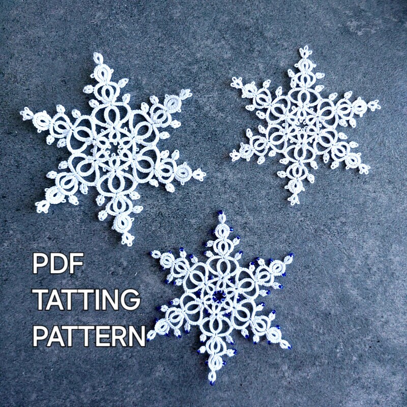 Tatting Snowflakes Books - Etsy