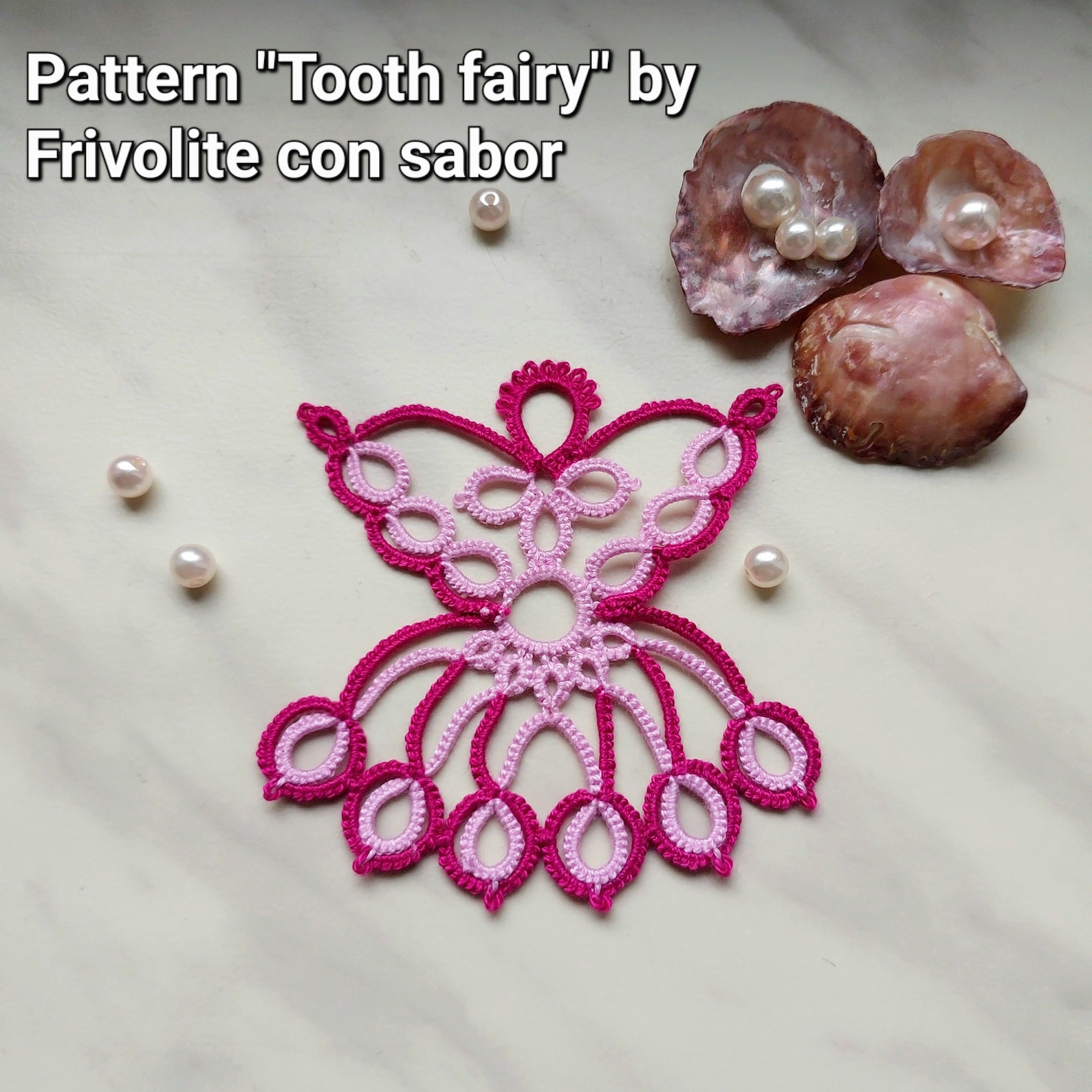 Tatting Pattern PDF tooth Fairy for Shuttles With - Etsy