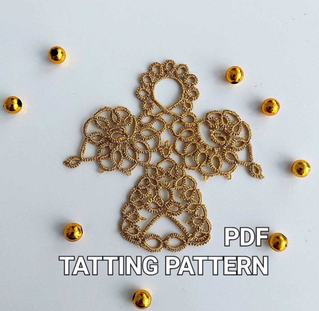 Tatting Pattern PDF "guardian Angel" by Frivolite Con Sabor for ...