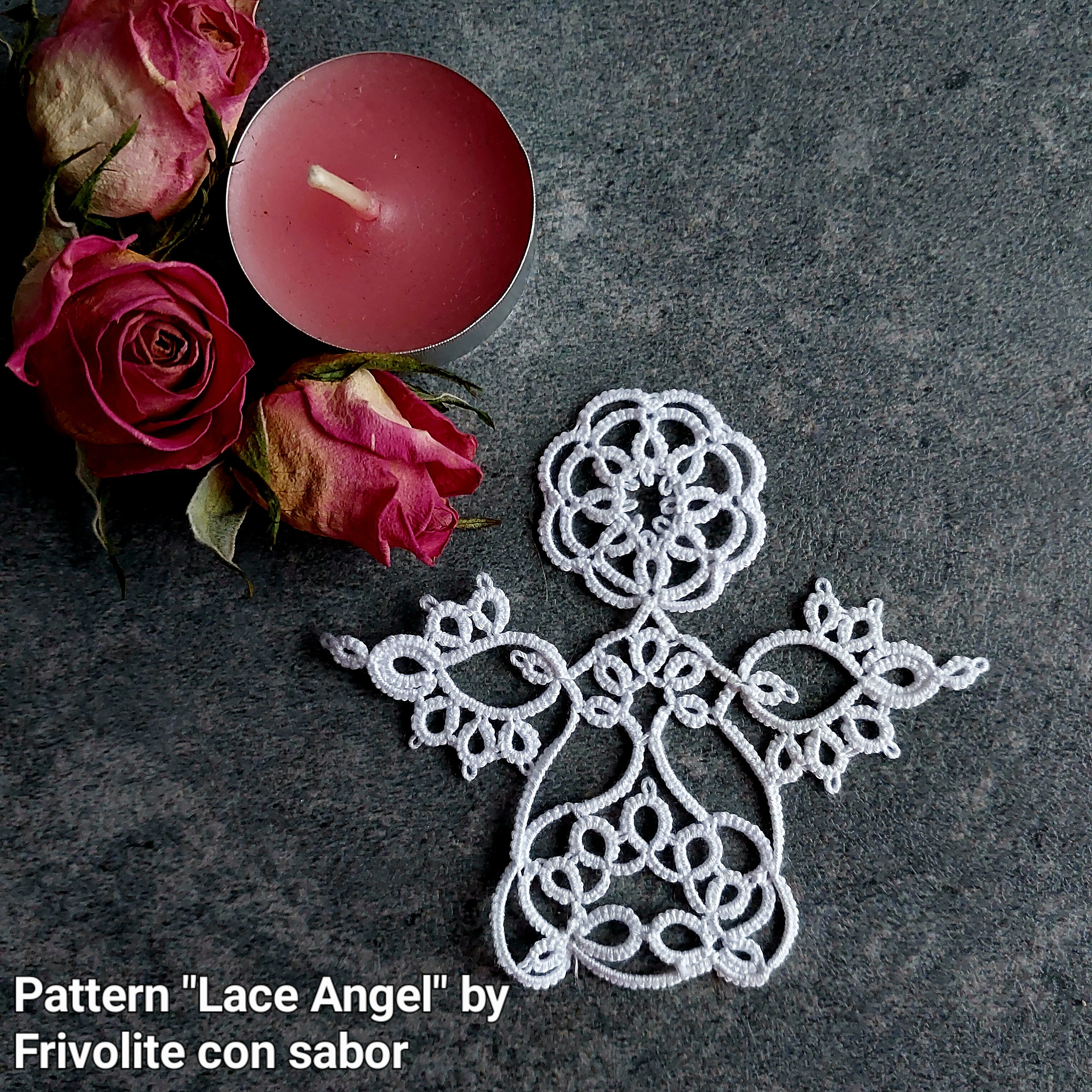 Tatting Pattern PDF "lace Angel" by Frivolite Con Sabor for Shuttle ...