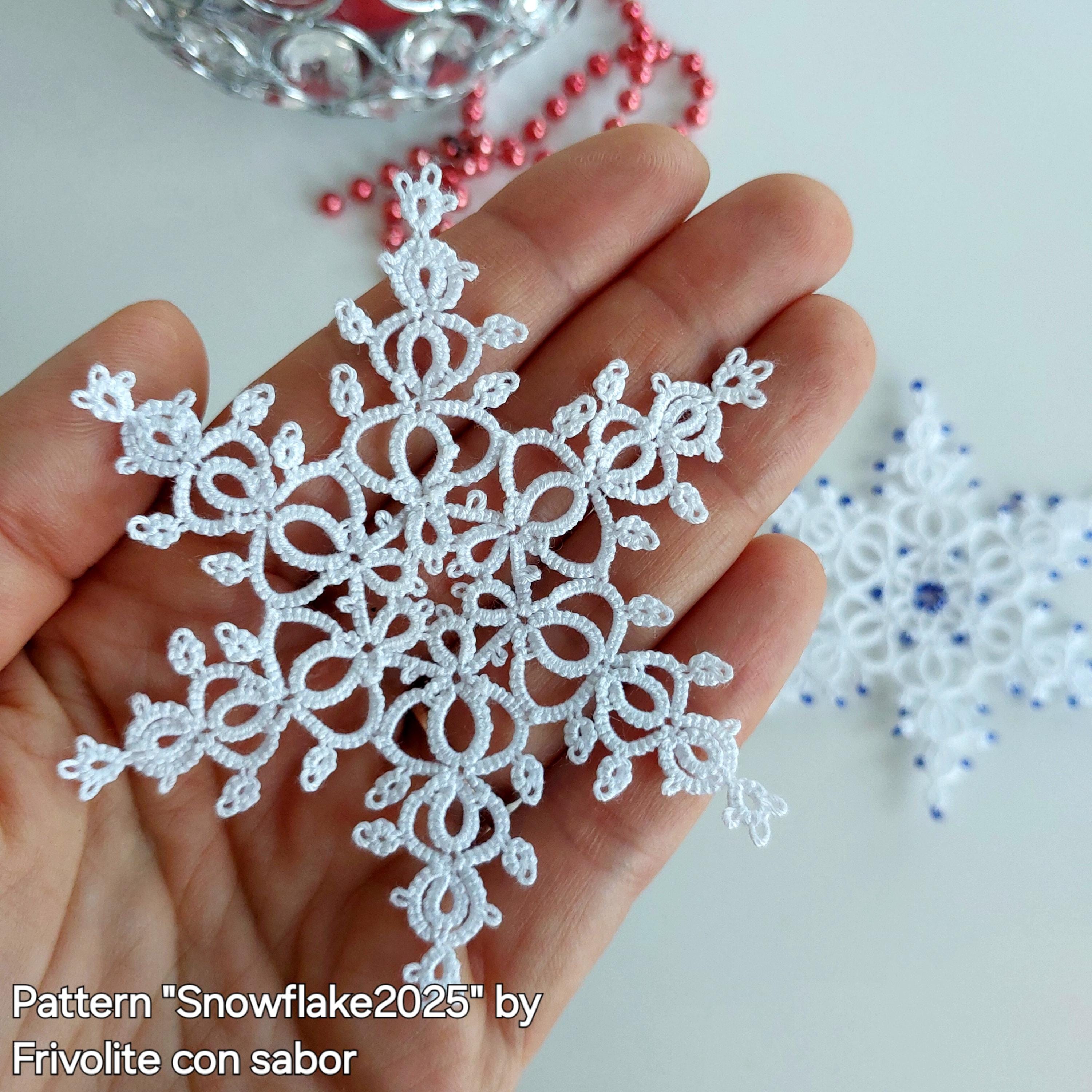 Tatting Pattern PDF "snowflake 2025" by Frivolite Con Sabor, Shuttle ...
