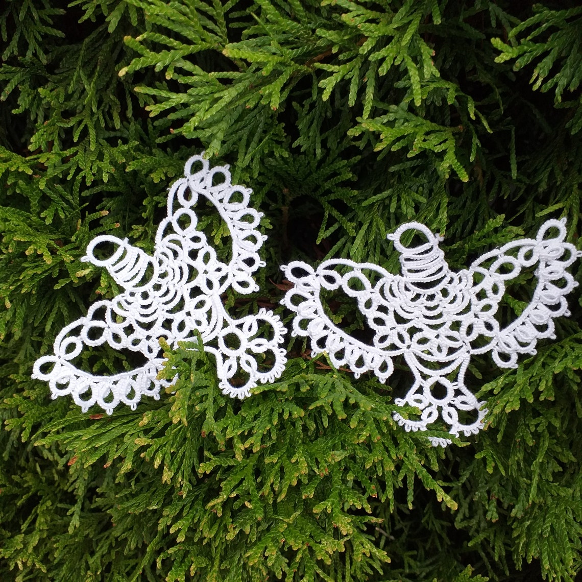 Tatting Pattern PDF Friendship Doves for Shuttle - Etsy