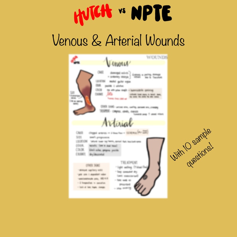Venous and Arterial Wounds - Etsy