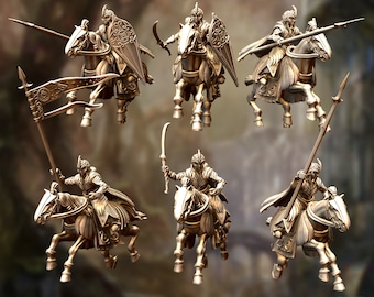 Golden Wood Elf Heroes Dandelion in Middle Earth RESIN Lord of the ...