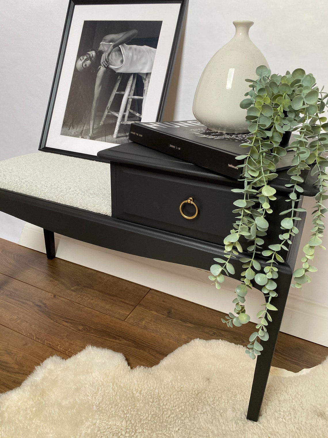 SOLD *SOLD* Upcycled STAG Minstrel Telephone Table - Etsy