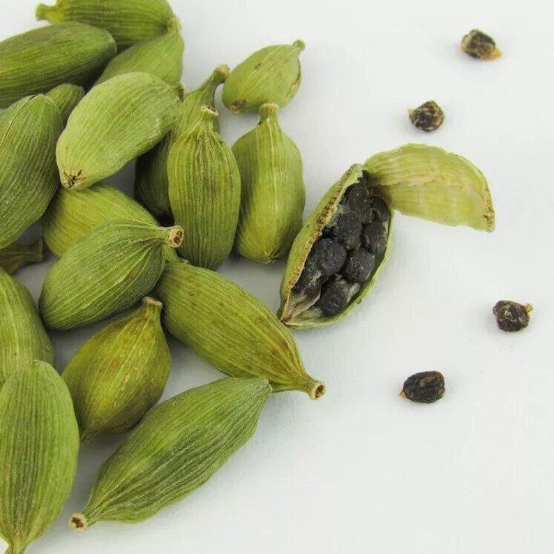 Ceylon Cardamon Cardamum Pods Pure Organic Premium Quality Whole Green ...
