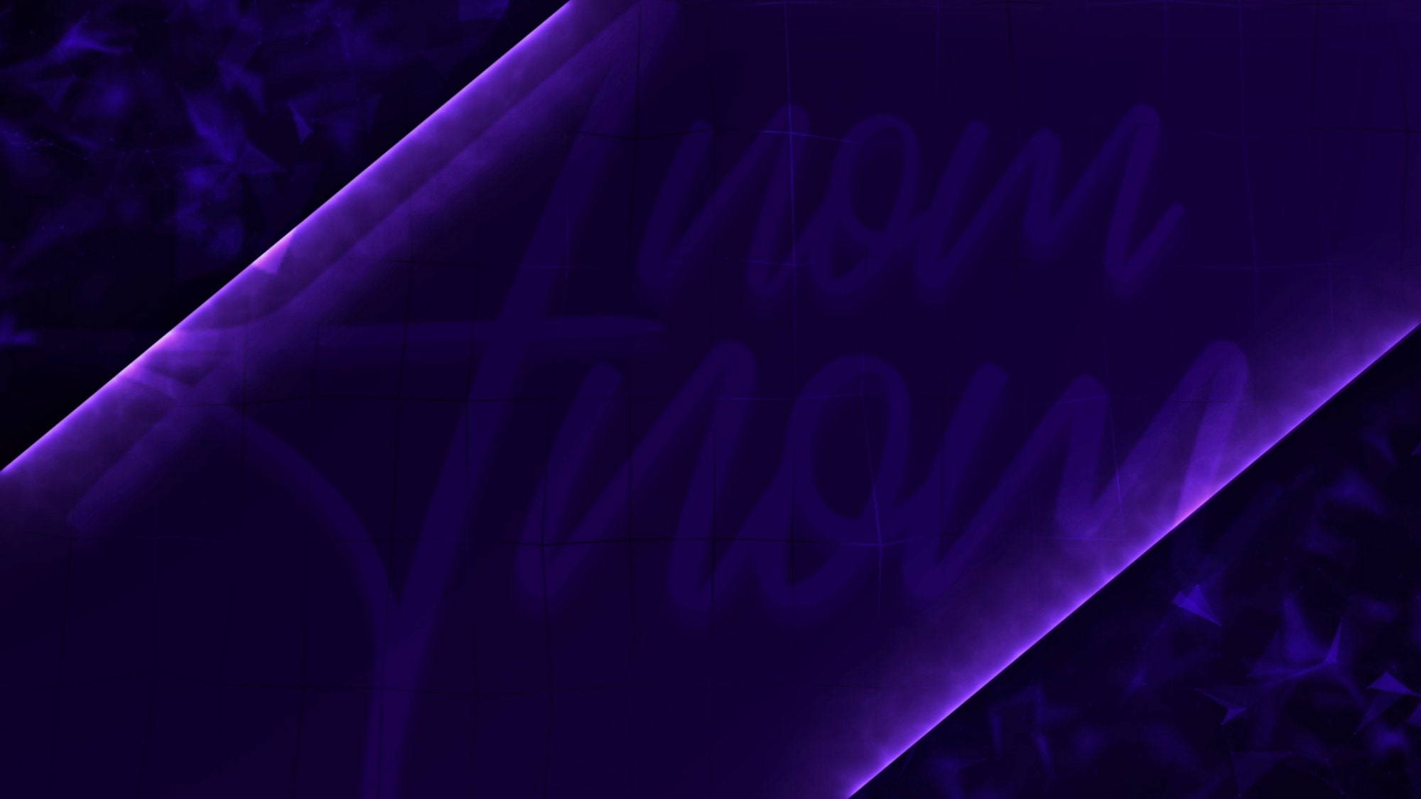 Blacklight Purple Animated Twitch Stream Screen Bundle 1 Offline Screen ...