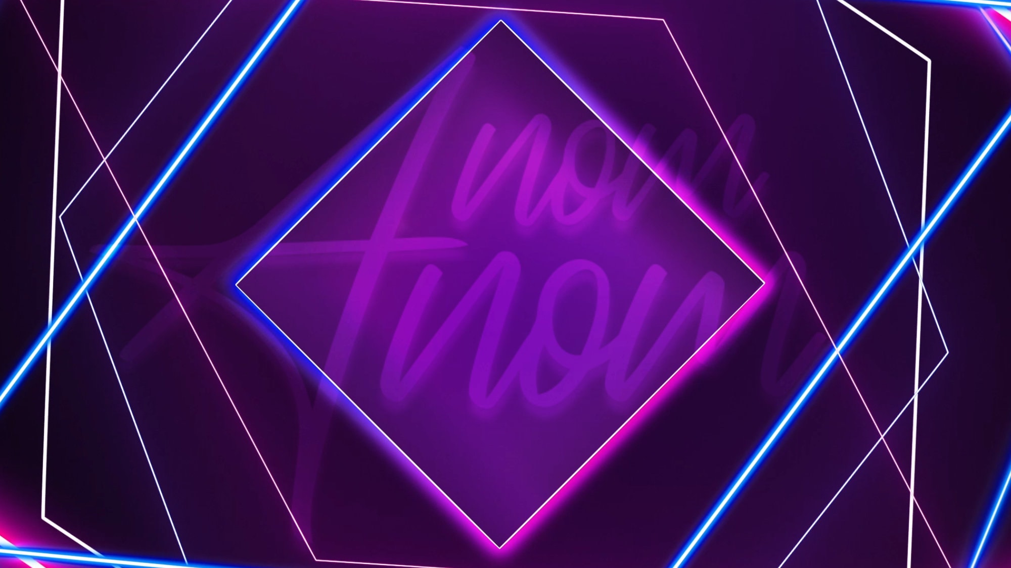 Animated Neon Purple Pink Twitch Bundle Stream Screens | Etsy